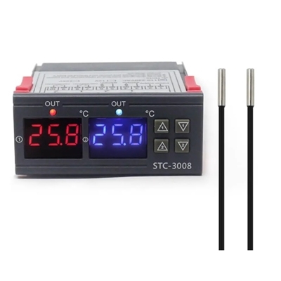Bộ Điều Khiển Nhiệt Độ STC-3008 220V 2 NTC 10A