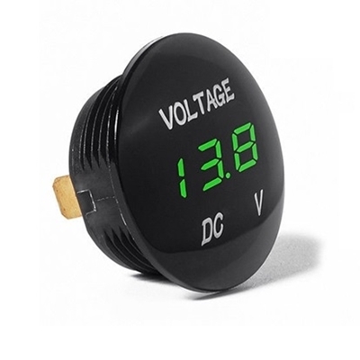 DIGITAL VOLTMETER 5-48V Green