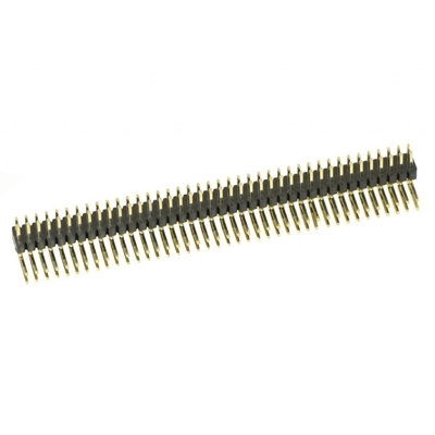 2x40 2.54mm Male Header Right Angle Gold