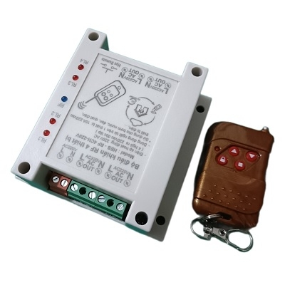 Bộ Điều Khiểu RF 4 thiết bị- HES-RF-433-4CH-220V