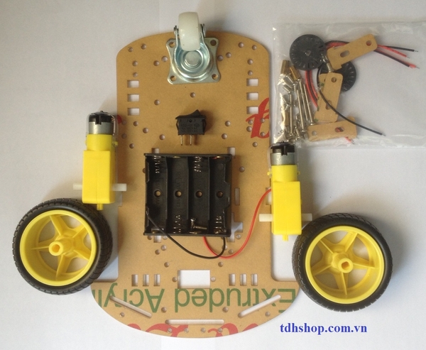 Khung xe Robot 3 Bánh – Arduinovina.com