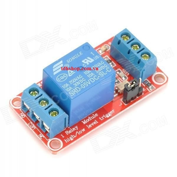 Relay 5V 1 Kênh (High/Low) – Arduinovina.com