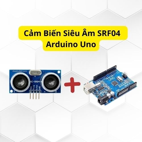 Hướng dẫn Lắp Cảm Biến Siêu Âm SRF04 Và Arduino Uno | Điện Tử DAT