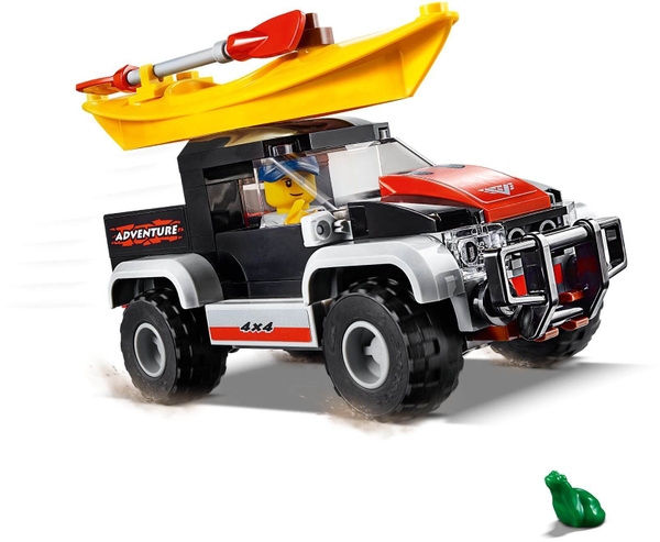 Đồ chơi LEGO City 60240 - Xe chở thuyền Kayak (LEGO 60240 Kayak Adventure)