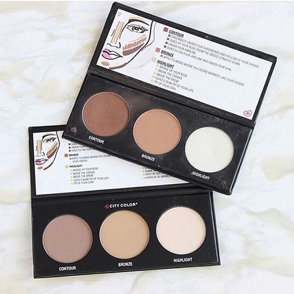 Phấn Tạo Khối 3 Ô City Color Contour Effects Palette 4.5g