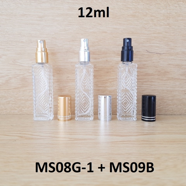 Chai mê cung nắp 2 viền 12ml