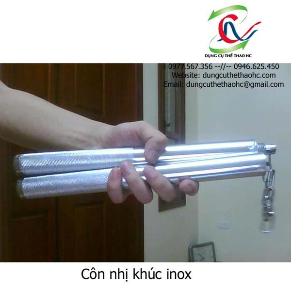 Côn nhị khúc inox