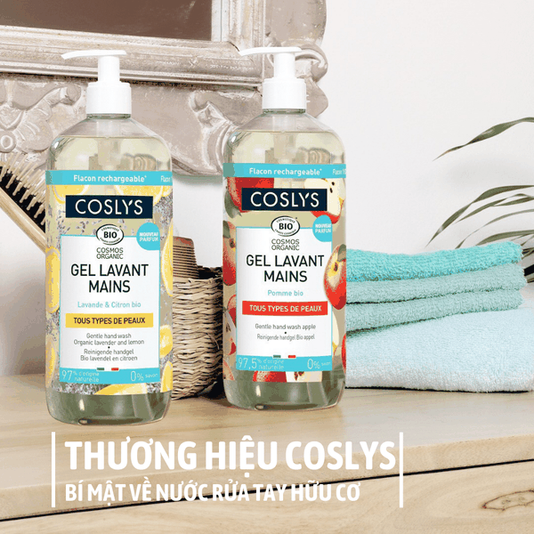 BÍ MẬT VỀ NƯỚC RỬA TAY HỮU CƠ COSLYS Biohome