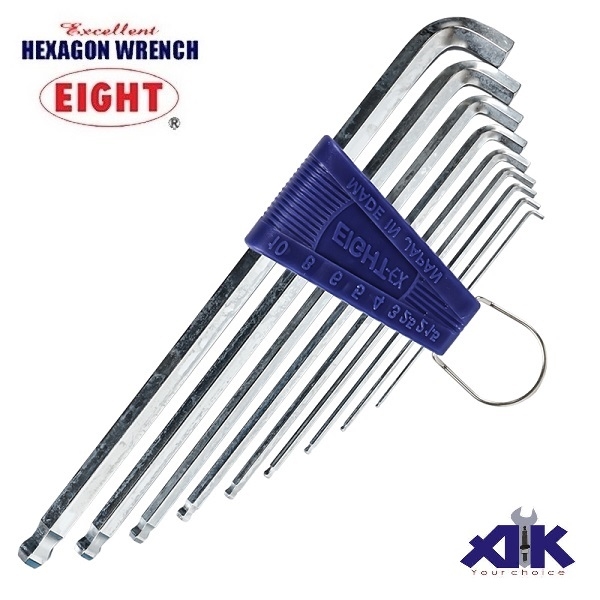 Lục giác đầu bi EIGHT TTS-9 - Bộ lục giác ngắn | Lục giác chìm Eight