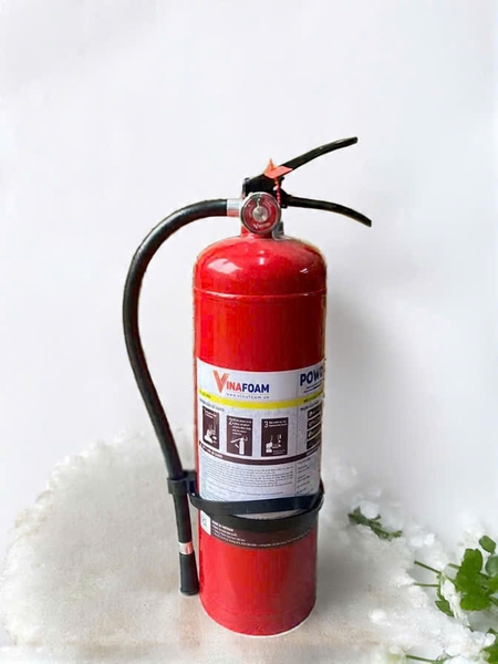 Bình chữa cháy bột 4 Kg ABC Vina Foam Bảo hộ lao động Nguyễn Nhung