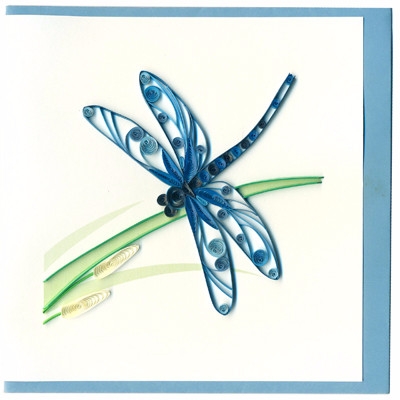 Dragonfly Quilling Card