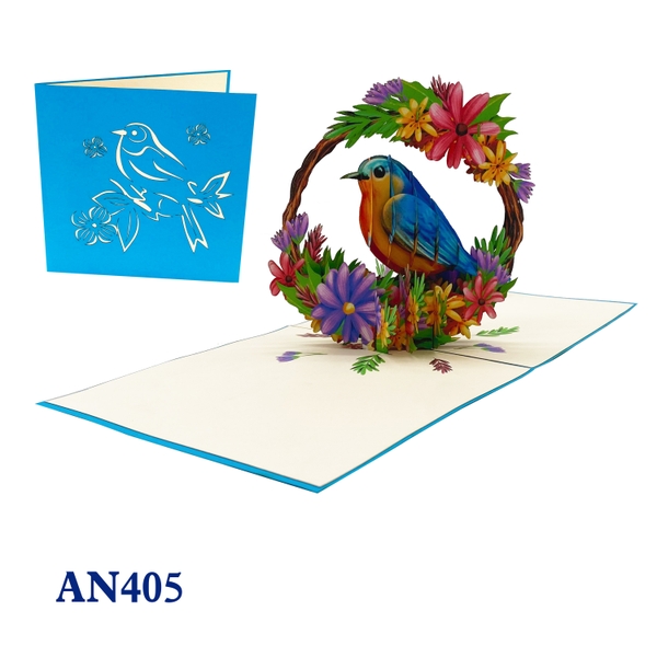 Bluebird Pop Up Card