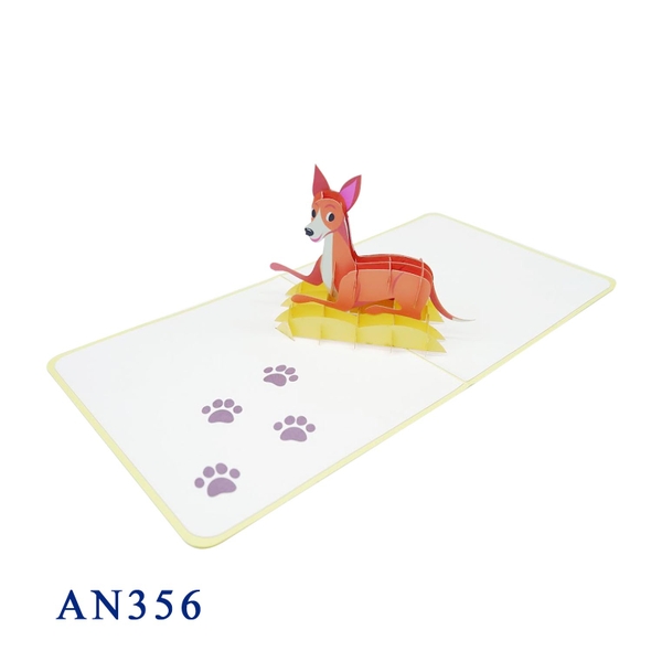 Dog Pop Up Card