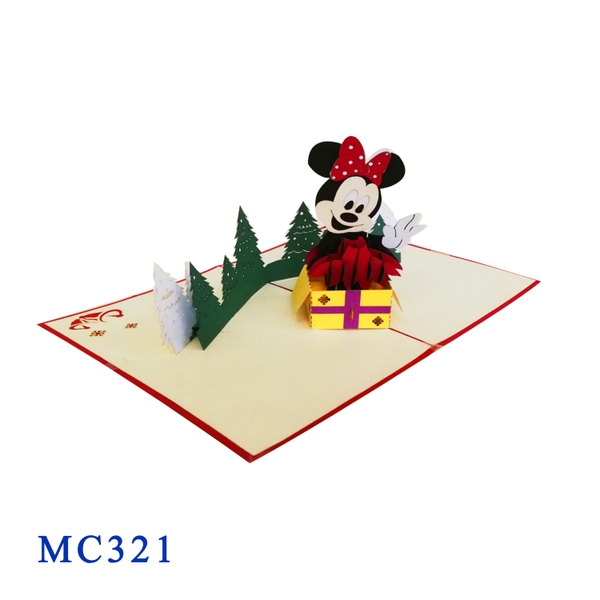 Minnie Mouse Pop Up Card