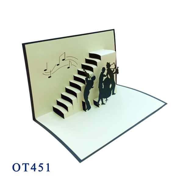 Jazz Pop Up Card