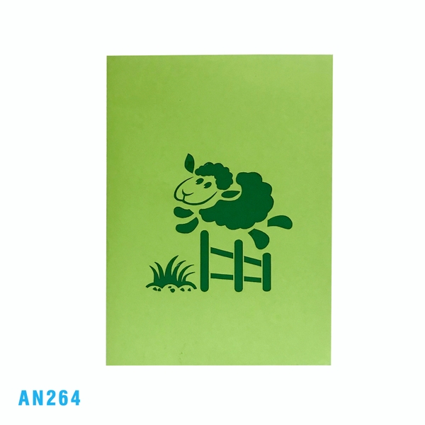 Sheep Pop Up Card