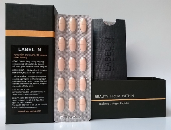 Viên uống collagen trắng da của Đức