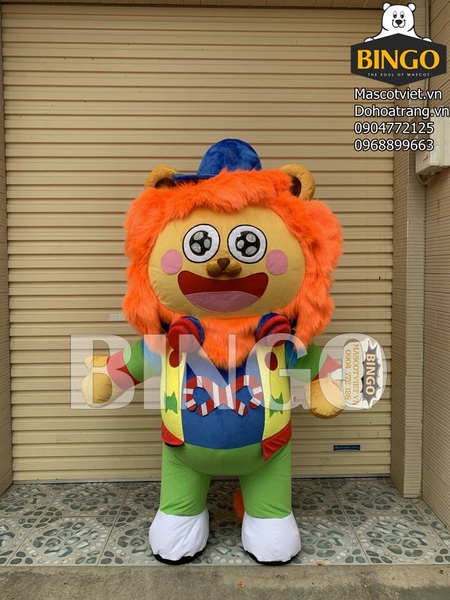 Mascot hơi gia đình sư tử AEON MALL