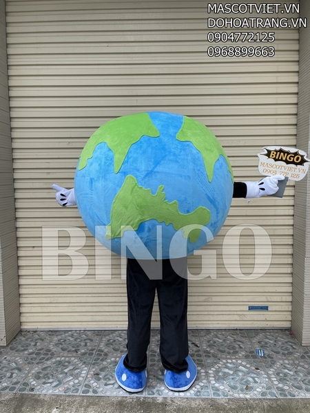 Mascot quả địa cầu