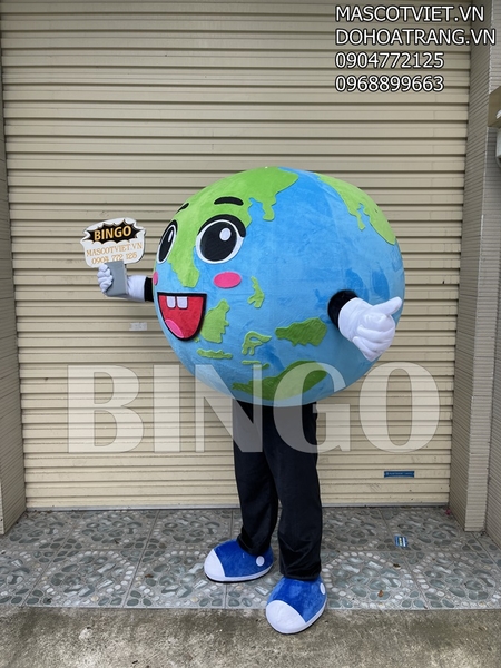 Mascot quả địa cầu