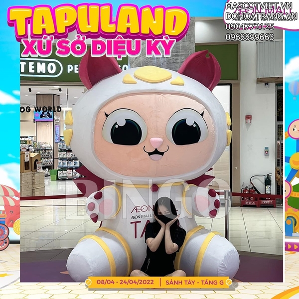 Mô hình trưng bày linh vật Tapu Aeon mall – Mascot