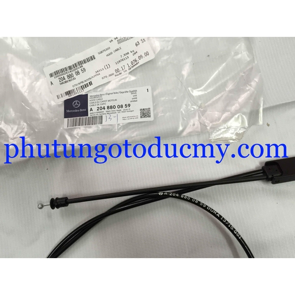 Dây cáp giật nắp capo Mercedes C200, C230, C250, C300 W204 - A20488008