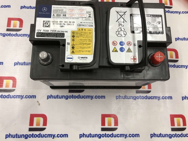 Bình ắc quy Mercedes GLC300, GLC250, GLC200, C200, C250, C300 W205 ...