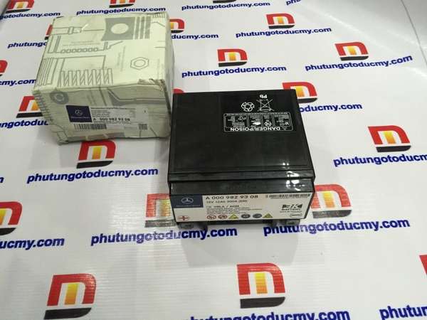 Bình ắc quy phụ Mercedes E class W212, S class W222 -A0009829308