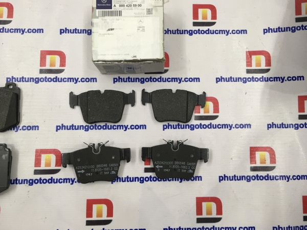 Má phanh sau Mercedes GLC300, GLC250, GLC200 X253 -A0004205900, 000 420 ...