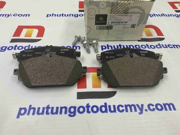 Má phanh trước Mercedes C200 w205, E200 W213 A0004208700, 000 420 87 00