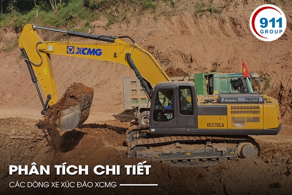 Phân tích chi tiết các dòng Xe xúc đào XCMG