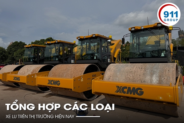 Tổng hợp các loại xe lu trên thị trường hiện nay