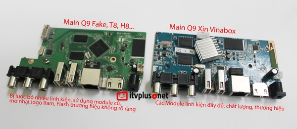 Lưu Ý: Phân Biệt Android Box Q9 Xịn của VINABOX với Hàng Q9, T8, Q9 ...