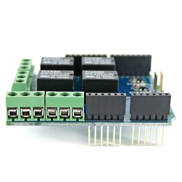 Arduino 4 Relays Shield – Linh Kiện Giá Gốc
