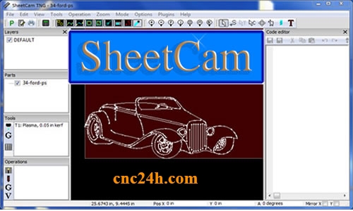 Phần mềm SheetCam CNC24H.COM