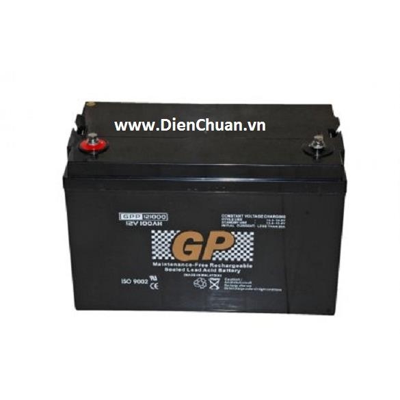 Ắc quy GP 12V-100Ah GPP121000, ắc quy viễn thông GP 12V-100Ah GP121000