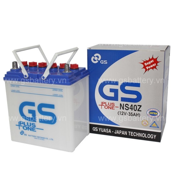 Ắc quy GS 12V-35Ah ( NS40Z, NS40ZL, NS40ZL(S) ) , Bình Ac Quy GS NS40Z ...