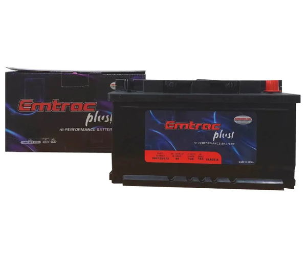 Ắc Quy Emtrac Plus 85D23L (12V - 60Ah)