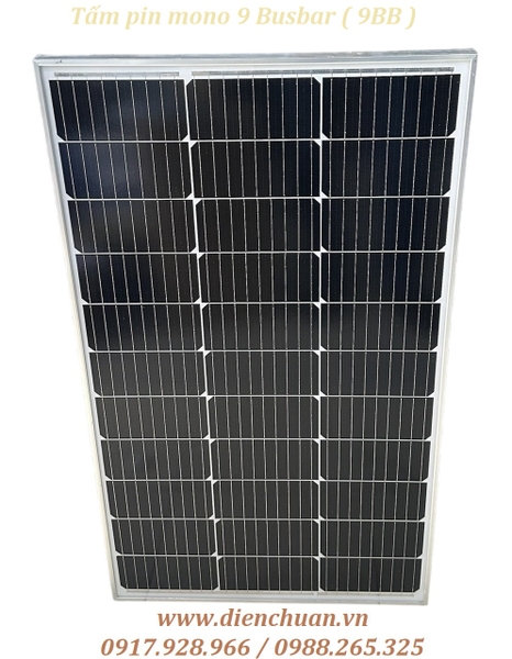 Tấm pin năng lượng mặt trời mono 100W công nghệ mới 9 Busbar ( TYPE-SS100M)