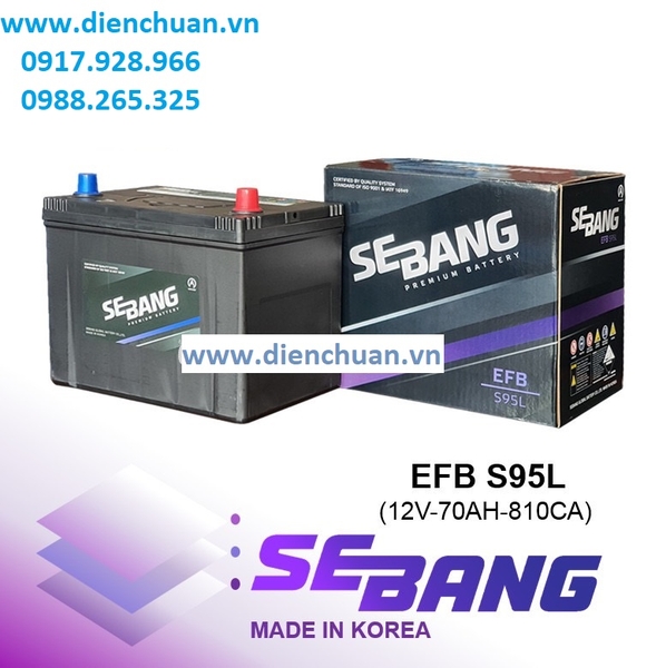 Ắc quy Sebang 12V 70AH ( EFB S95L)