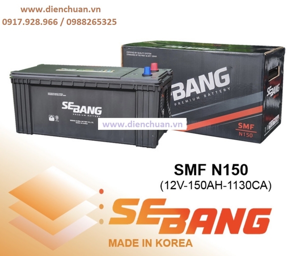 Ắc Quy Sebang SMF N150 (12V-150Ah)