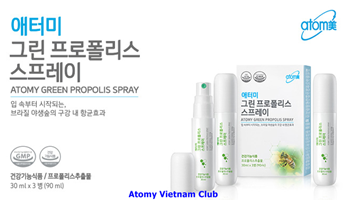 Atomy Green Propolis Spray - Xịt khử trùng giảm ho KoreaTitan.com
