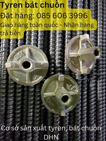 Báo giá tyren, bát chuồn (bát ren) D12, D16, D17 năm 2025