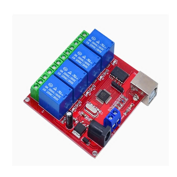 MODULE RELAY 4 KÊNH 12V GIAO TIẾP USB | www.vietnic.vn