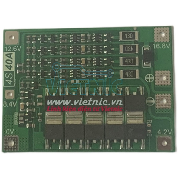MODULE SẠC 4 PIN NỐI TIẾP 40A | www.vietnic.vn