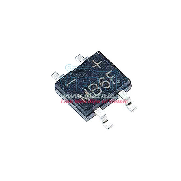 DIODE CẦU MB6F SMD 0.5A 600V | www.vietnic.vn
