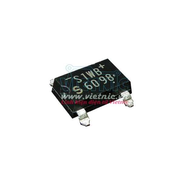 DIODE CẦU S1WB60 S1WBS60 1A 600V SMD | www.vietnic.vn
