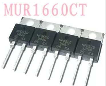 MUR1660CT MUR1660G U1660G 16A 600V Ultra Fast Recovery Rectifier Diode ...