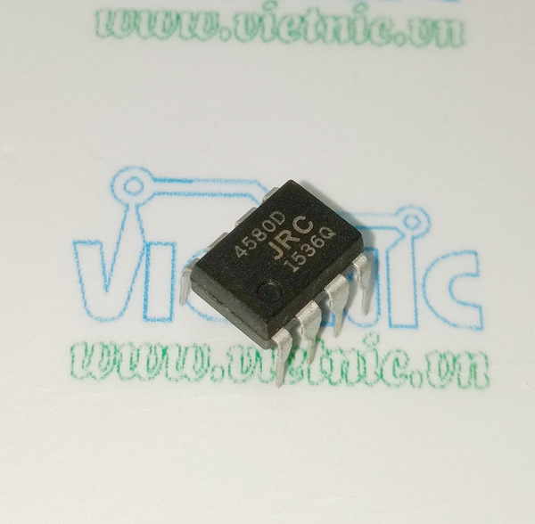 JRC 4580D DIP-8 Dual Operational Amplifier | www.vietnic.vn