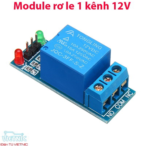 MODULE RELAY 1 KÊNH 12V | www.vietnic.vn